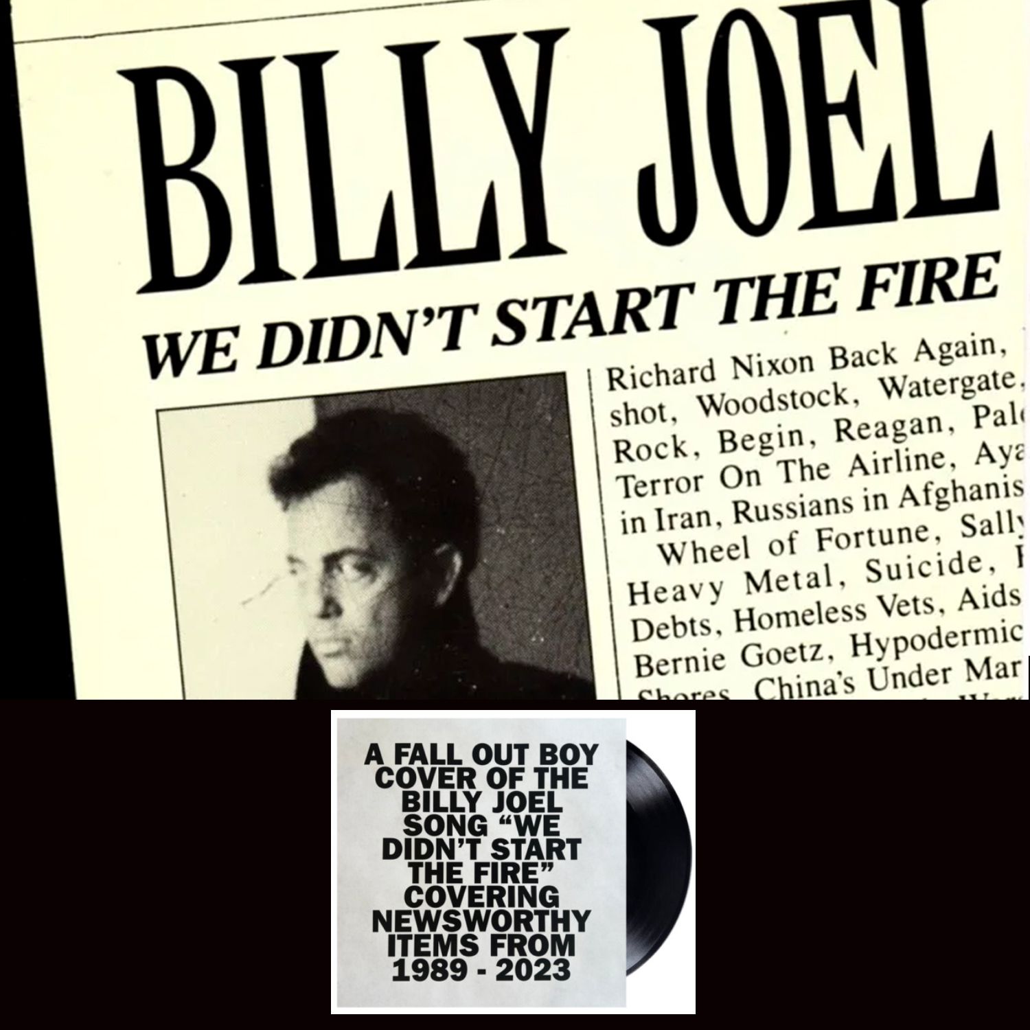 "We didn't start the fire", desde Billy Joel hasta Fall Out Boy | El ...